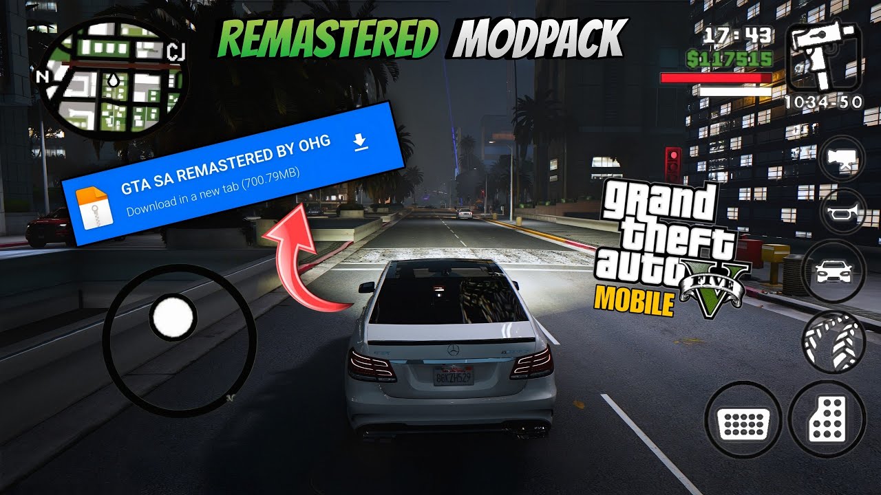GTA San Andreas Remastered Mobile Graphics Modpack Support All Android ...