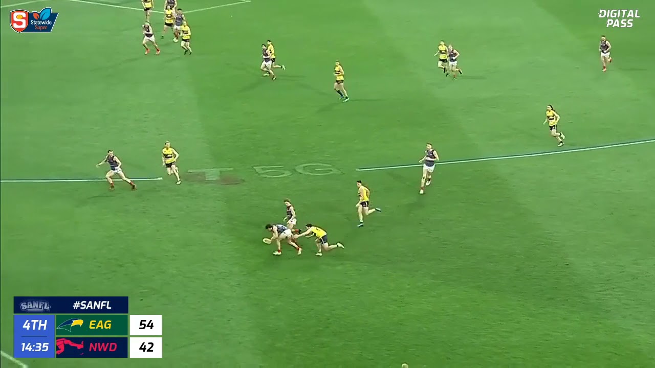 SANFL Finals Snapshot - Norwood's Henry Nelligan launches a long goal ...