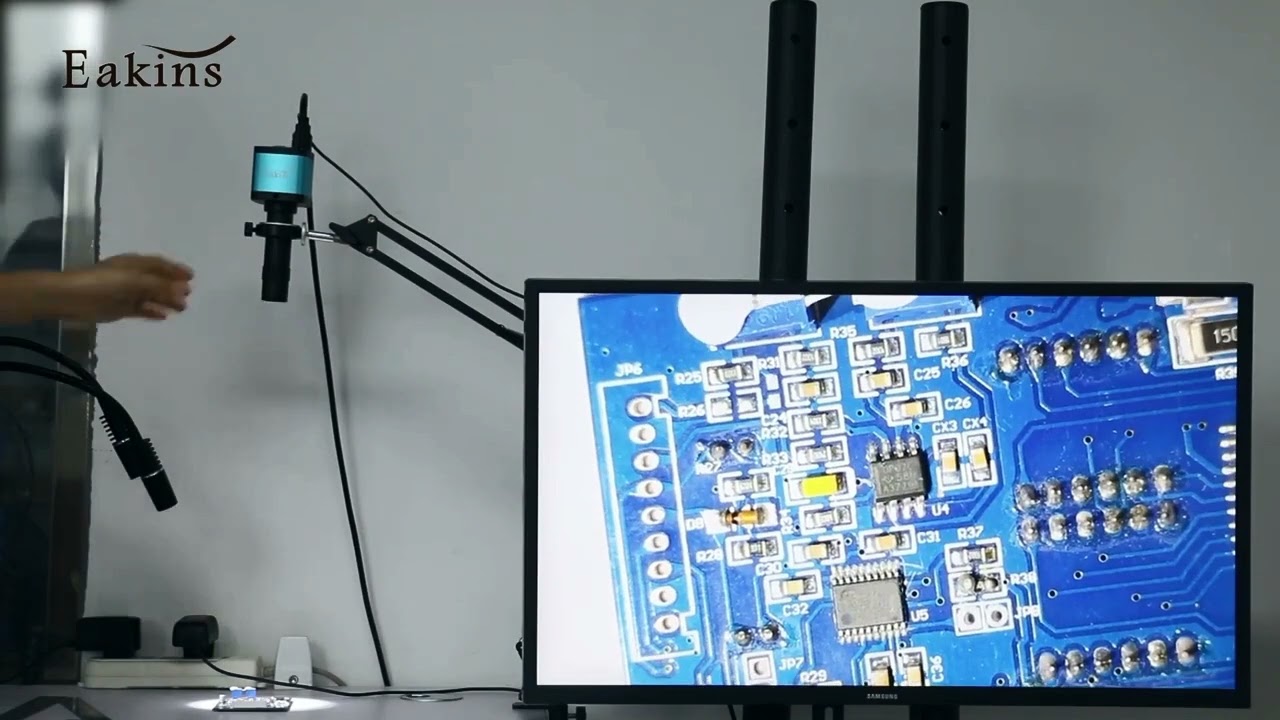 4K HDMI Industrial Digital Camera Microscope 130X Lens IR Remoter - YouTube