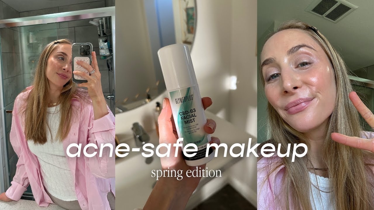 My current spring makeup routine. (esthetician/ acne-specialist) - YouTube