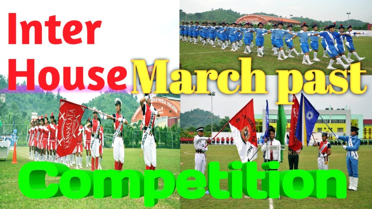 March past// Inter House March past competition// - YouTube