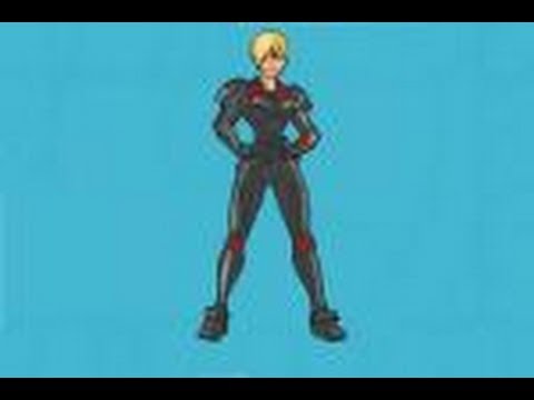 How to draw Sergeant Tamera Jean Calhoun from Wreck-It Ralph - YouTube