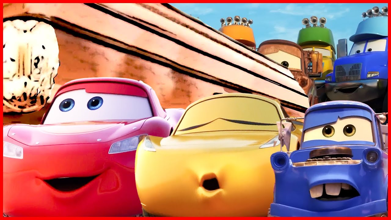 Lightning McQueen x Cruz Ramirez x Mater Blue | Coffin Dance Meme Song ...