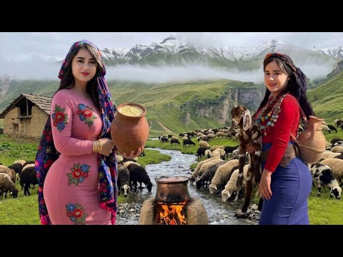 İranlı Göçebelerin Zorlu Günlük Yaşamı | Dağ Kızları İçin Şebeke Dışı Yaşam