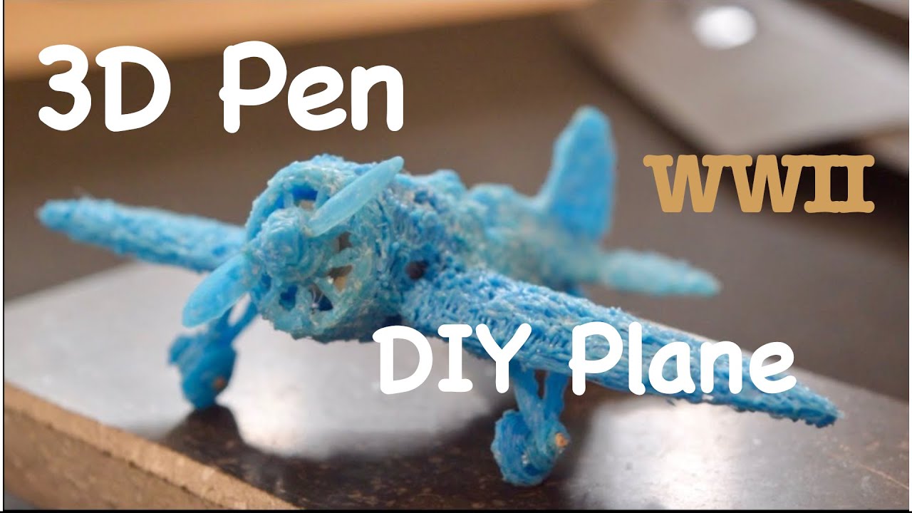 3D Pen - Fighter Airplane - WW2 Soviet Polikarpov I-16 (with motor and ...