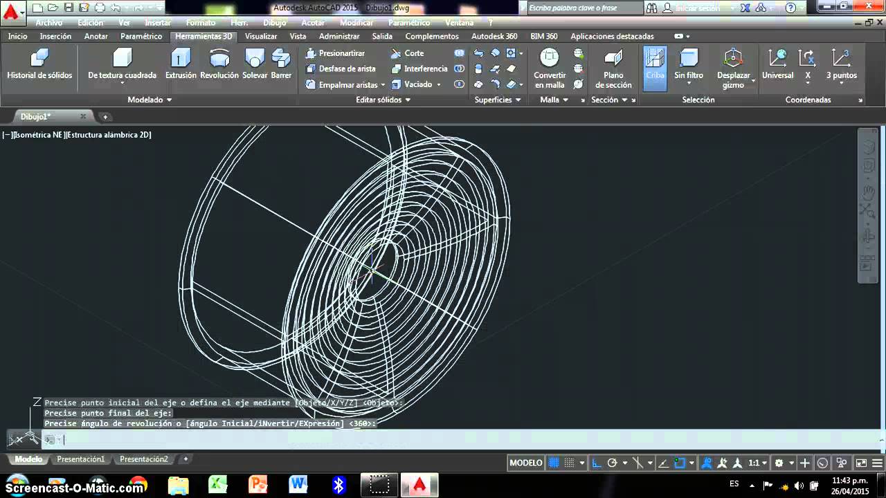 Rin 3D en AutoCAD (Parte 1) - YouTube