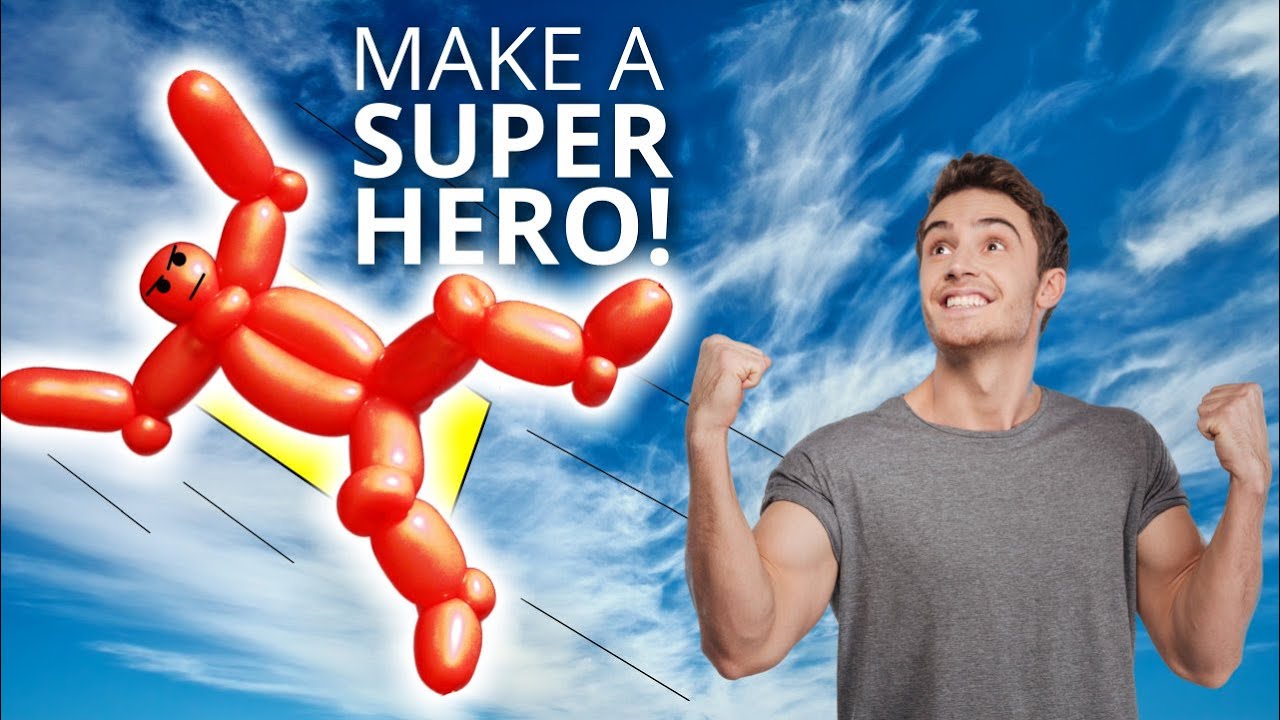 Learn to Make This Super Hero Balloon Animal - DIY Superhero Party ...