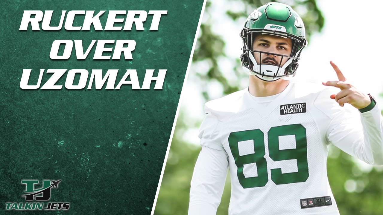 It's Time For Jeremy Ruckert Over CJ Uzomah | New York Jets - YouTube