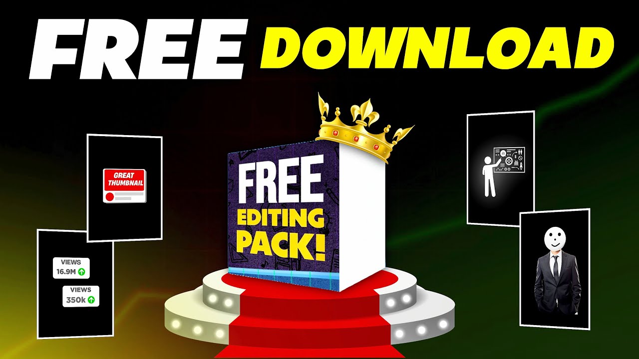 Download FREE Video Editing Material Pack in 1 Minute - YouTube