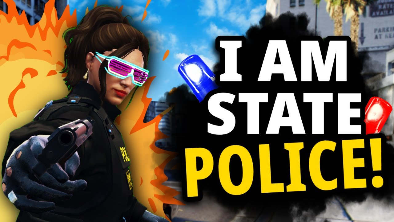 STATE POLICE IN GTA 5 RP - YouTube