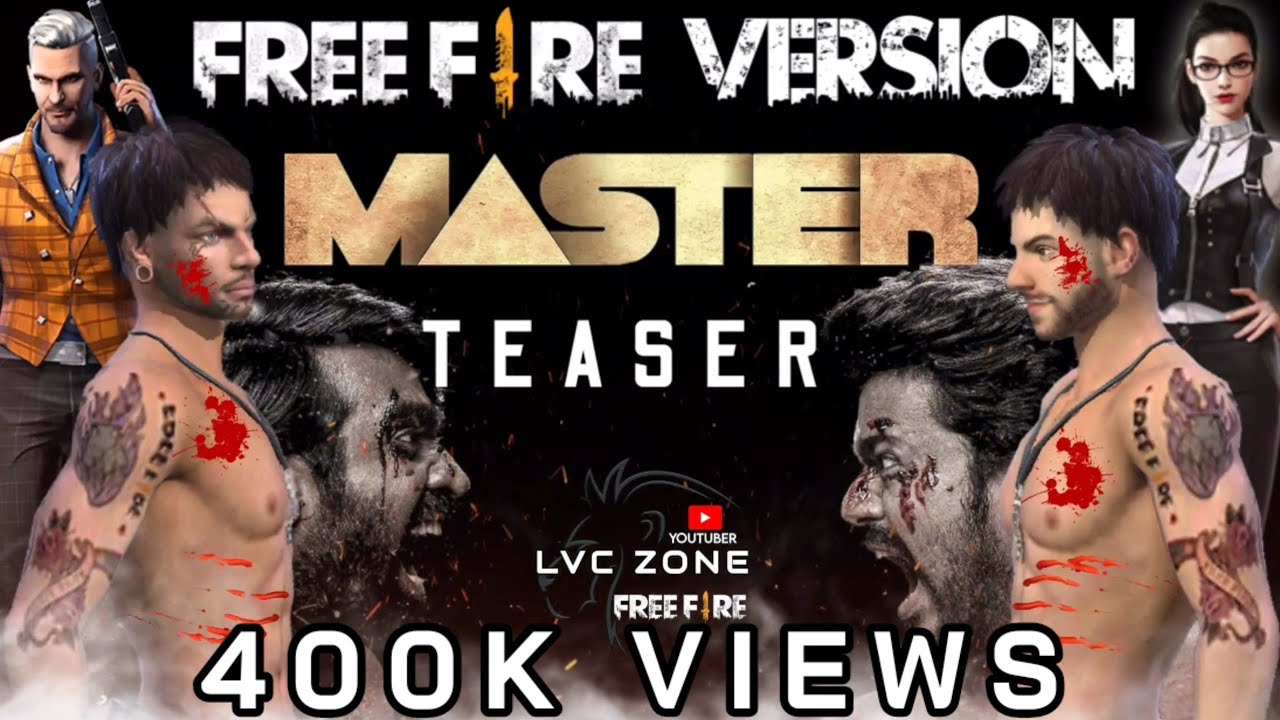 Master official teaser | free fire version | Free fire India | Master ...
