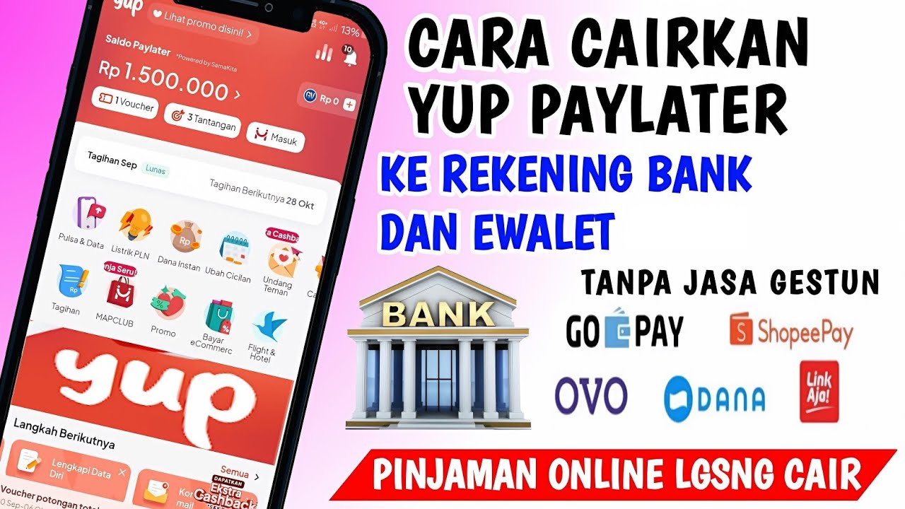 Cara Gestun Limit Yup Paylater Terbaru | Pinjaman Online - YouTube