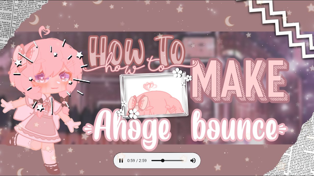 How To make the ahoge bounce Trend in Gacha Club! ☆彡 || ️Screenshots ...