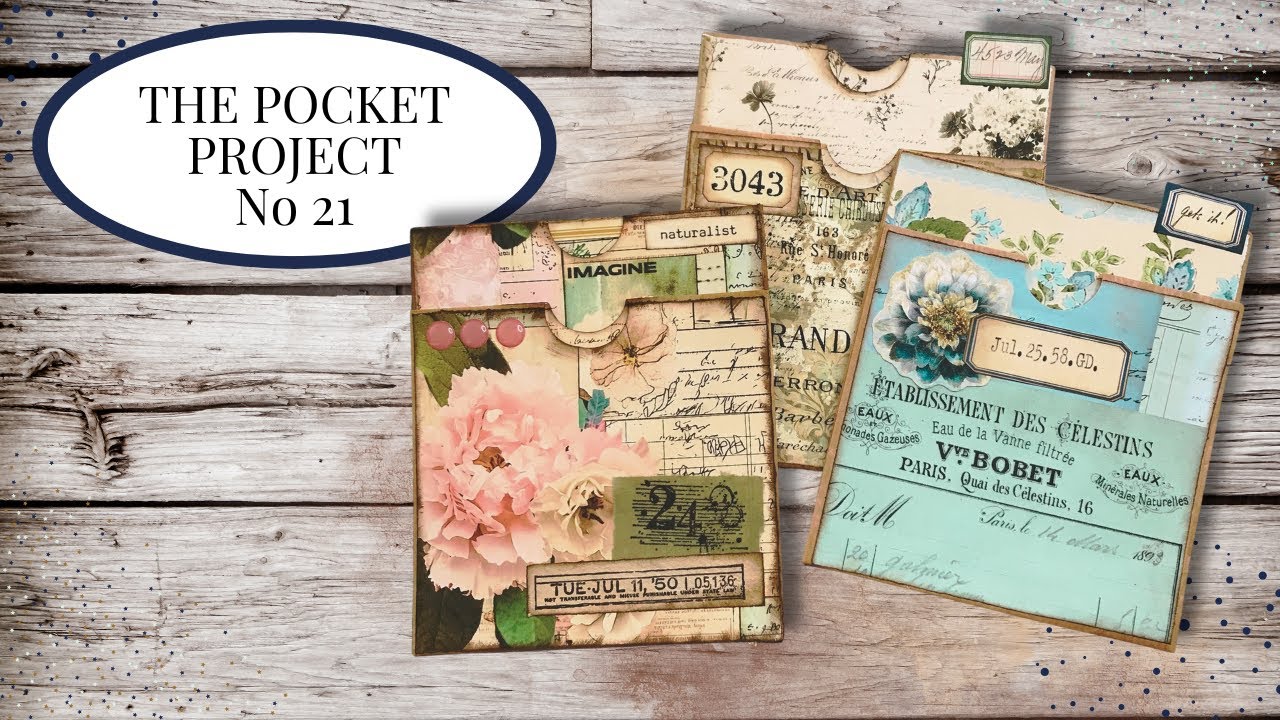 THE POCKET PROJECT No 21- EASY PAPER BAG POCKETS - YouTube