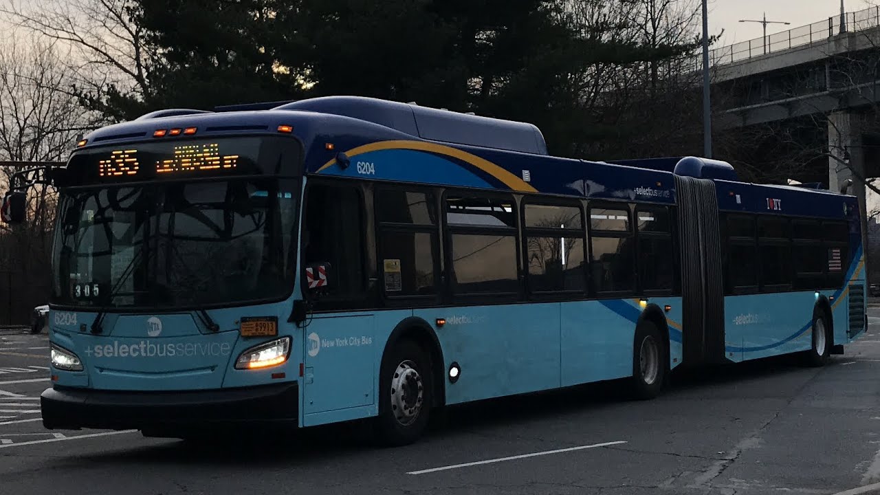 Harlem bound 2019 New Flyer XD60 6204 on the M35 (Again) - YouTube