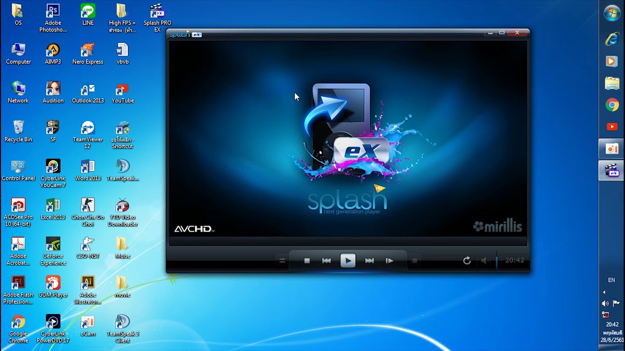 วิธีการติดตั้ง Splash PRO EX 1.13.1 - YouTube