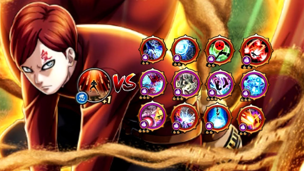 OVERPOWER!! Gaara Kage Sand Shower: Divine Retribution VS EX Ultimate ...
