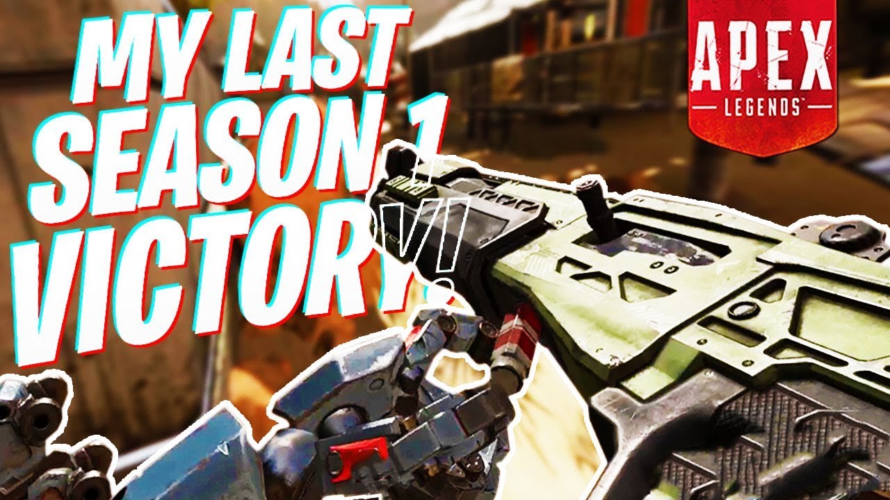 My LAST Season 1 Victory! - PS4 Apex Legends! - YouTube