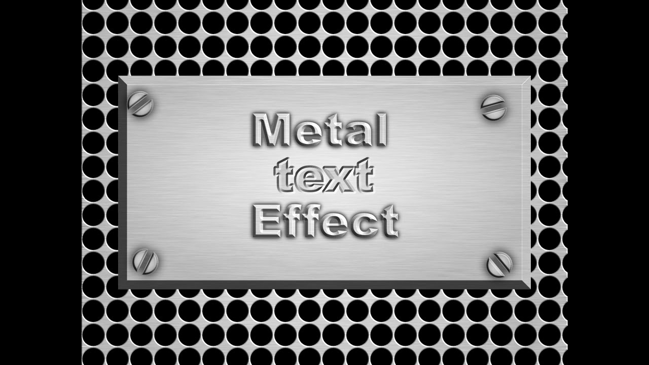Affinity Designer and Affinity Photo Metal Effect Tutorial - YouTube
