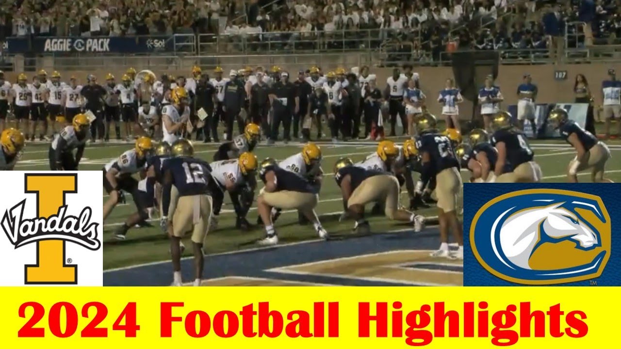 Idaho vs UC Davis Football Game Highlights 9 28 2024 - YouTube
