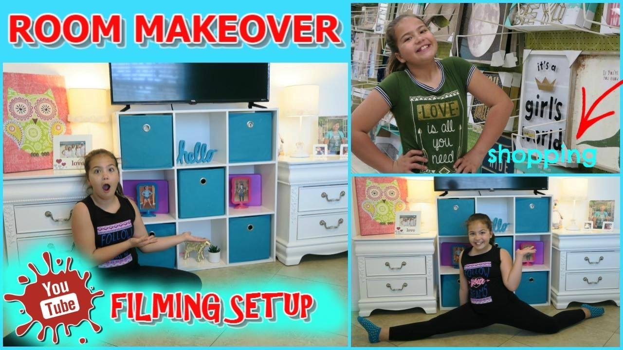 ROOM MAKEOVER / YOUTUBE FILMING SETUP - YouTube