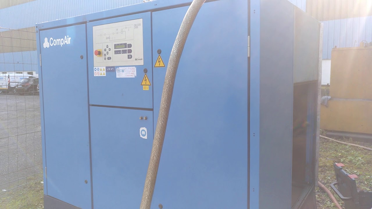Compair - L110 - 110kW - Machine Test - YouTube