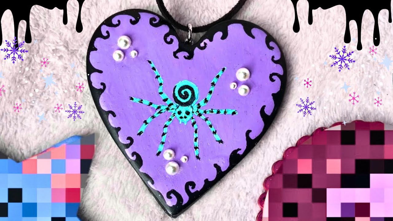 HOW TO MAKE WHIMSIGOTH INSPIRED CHRISTMAS ORNAMENTS! - YouTube