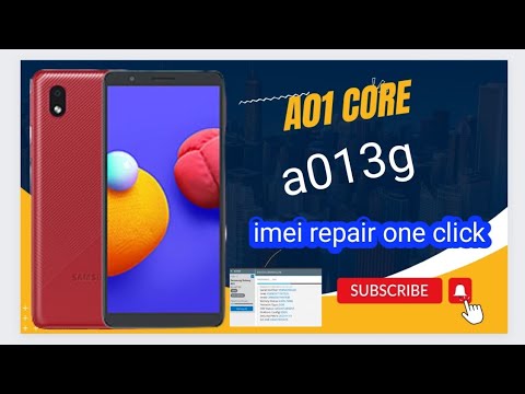 a01 core a013g imei repair one click with chimera - YouTube