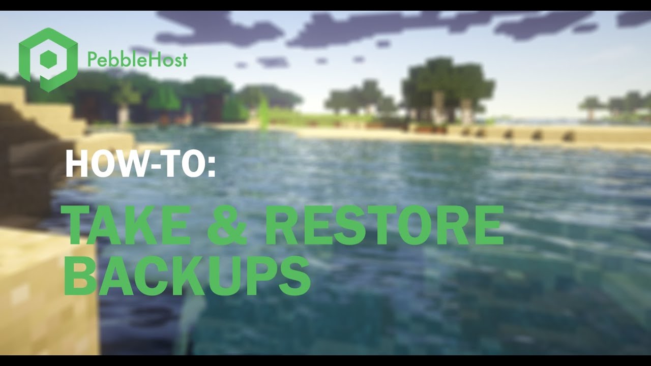 PebbleHost Backups Explained - YouTube