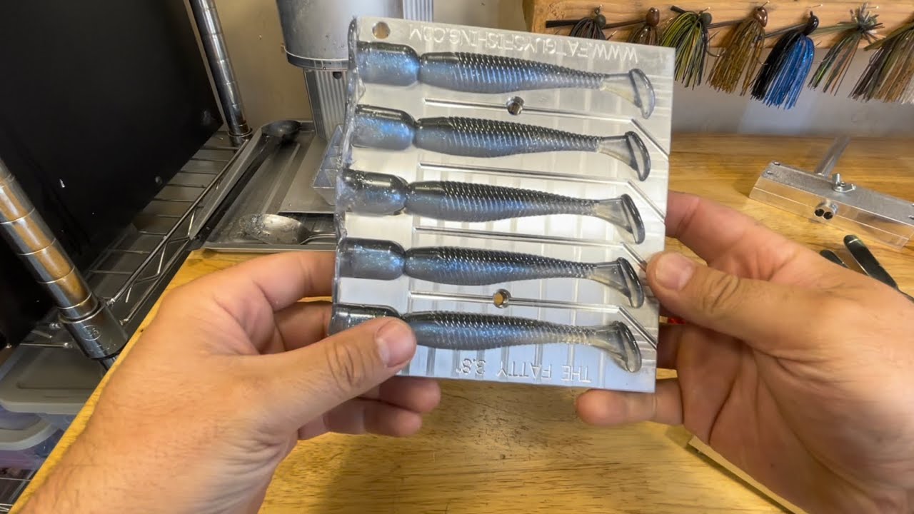 500 SUBSCRIBERS!!! ~ Shad Pattern Soft Plastic SWIMBAITS - YouTube