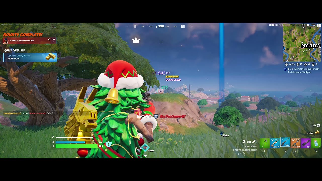 Fortnite Headshot Elim - YouTube