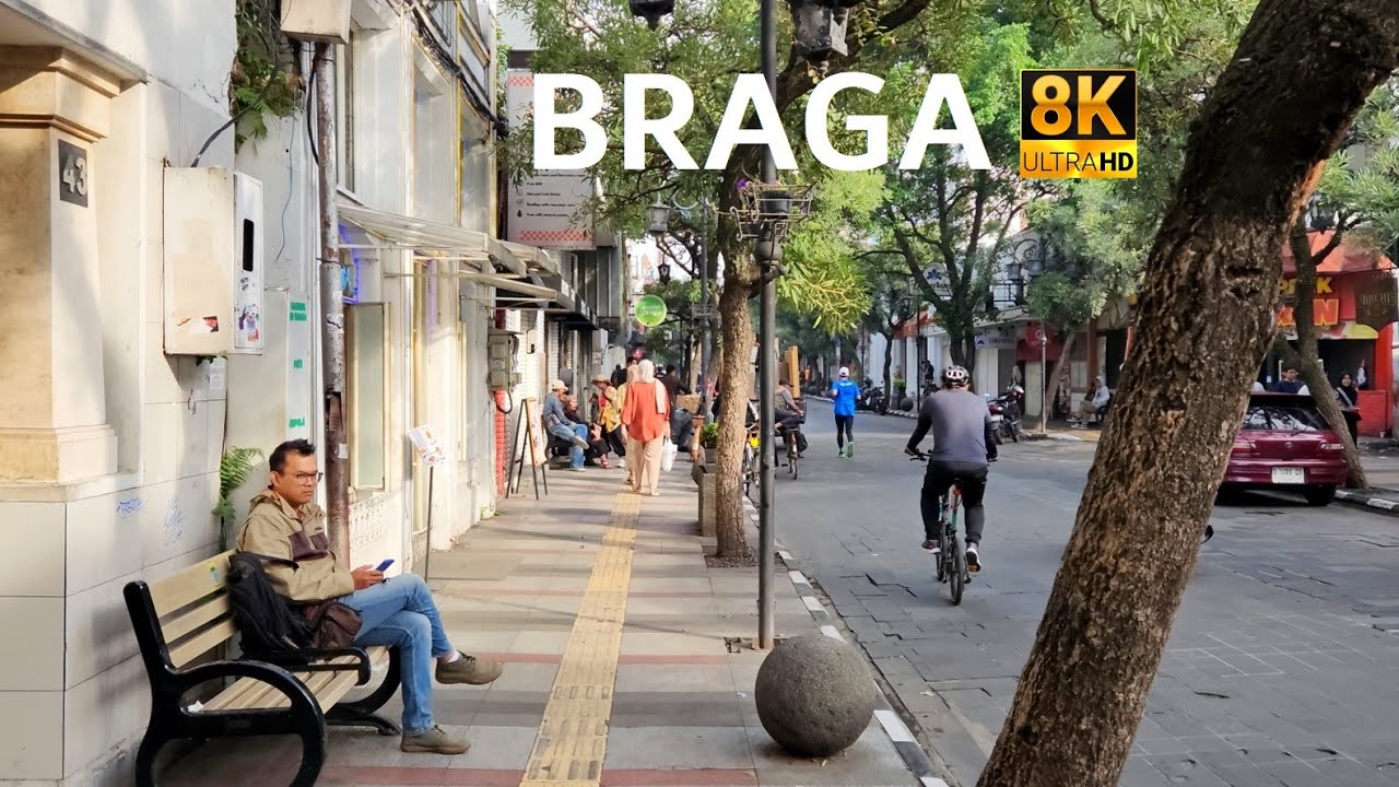 [8K video] BRAGA STREET JALAN BRAGA BANDUNG - INDONESIA 🇮🇩 - YouTube