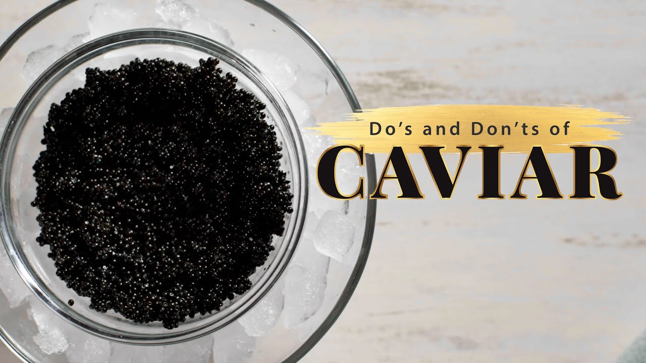 How to Eat Caviar - YouTube
