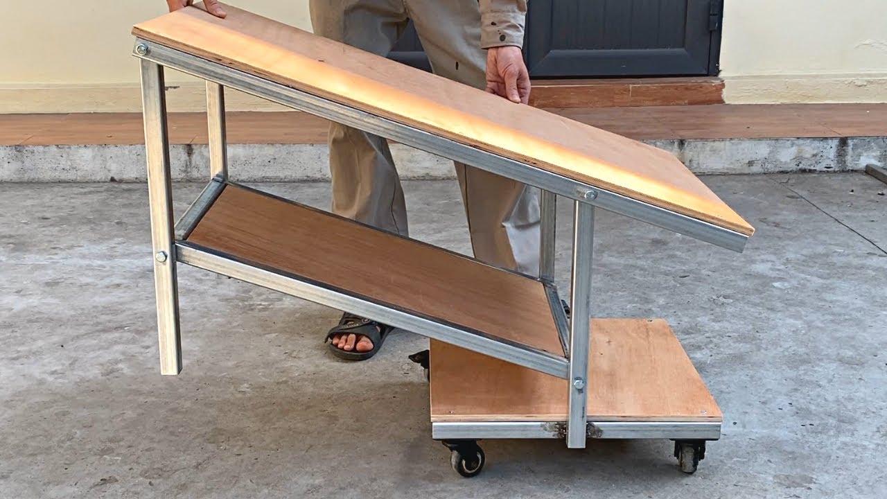 DIY - Great Craftsman's Ideas / How To Make A Portable Folding Table ...
