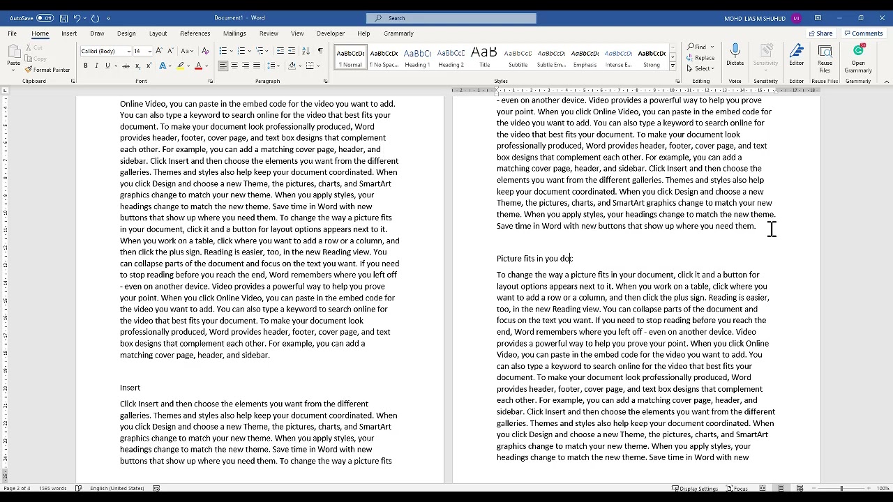 SKS1362 ICT Tutorial on Microsoft Word Part 2 - YouTube
