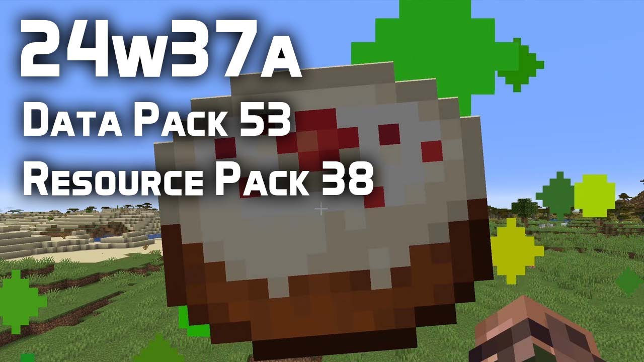News in Data Pack Version 53 and Resource Pack Version 38 (24w37a) - YouTube