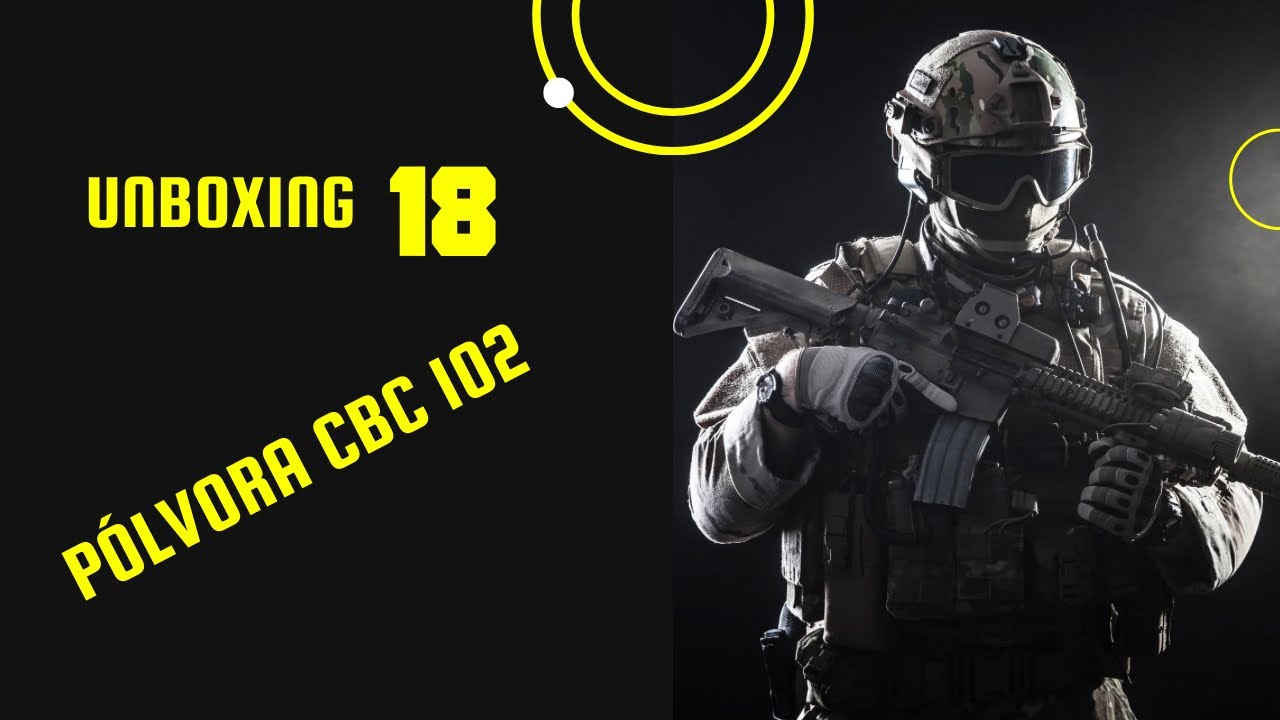 Unboxing - Pólvora CBC 102 - YouTube