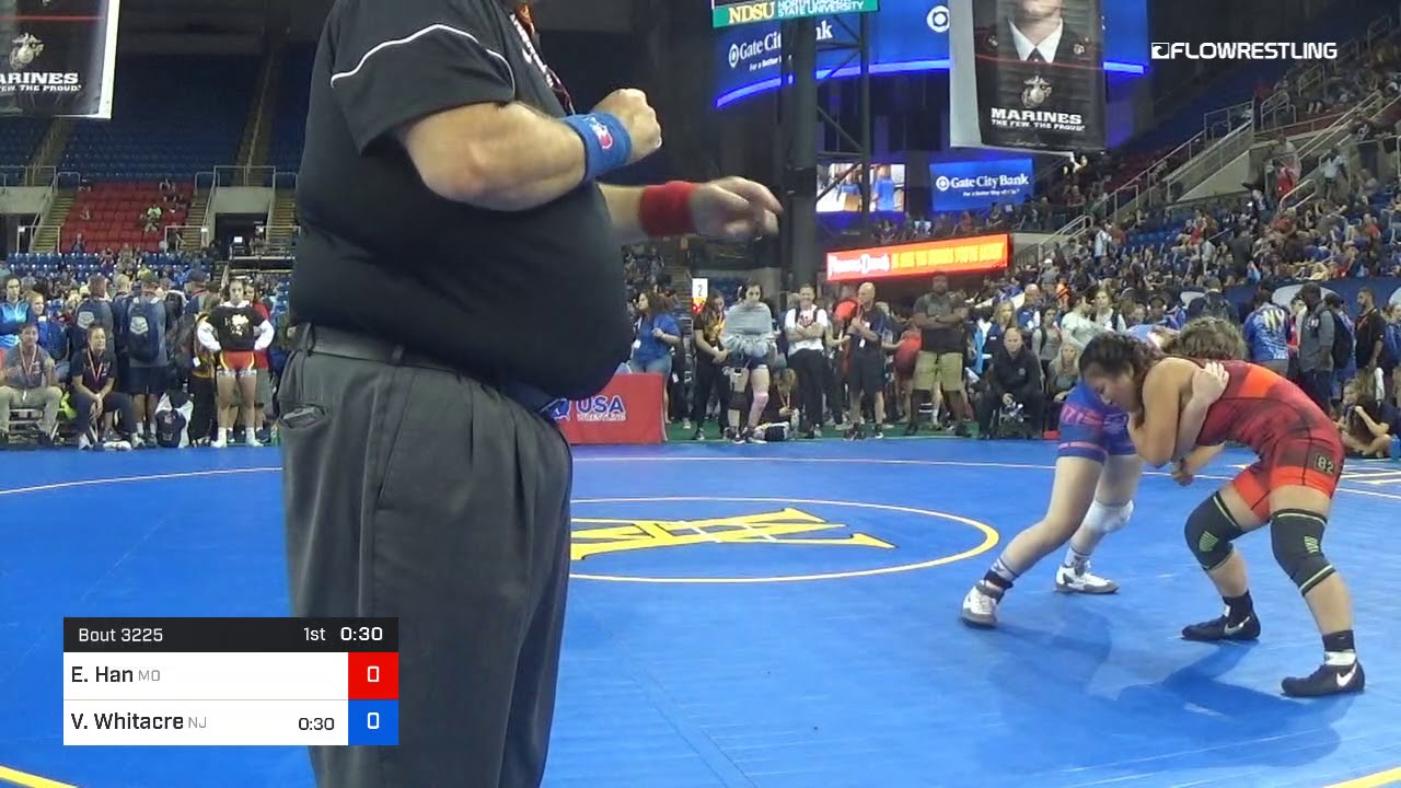 138 Lbs Rnd Of 16 Esther Han Missouri Vs Veronica Whitacre New Jersey ...