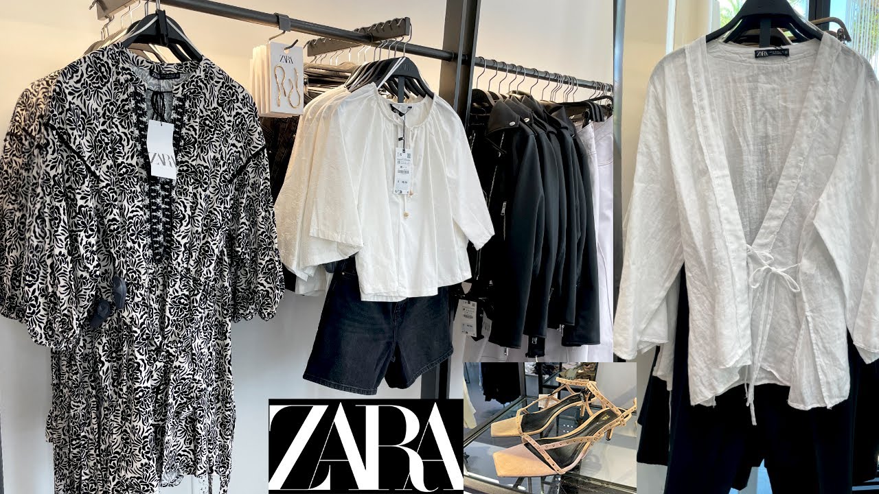 ZARA NEW IN BLACK & WHITE STYLISH COLLECTION - YouTube