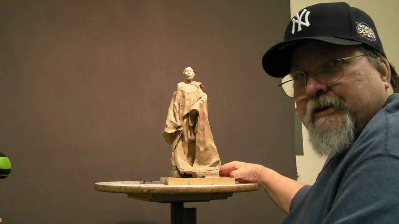 Back Filling With Foam and Adding Clay To The Robe - YouTube