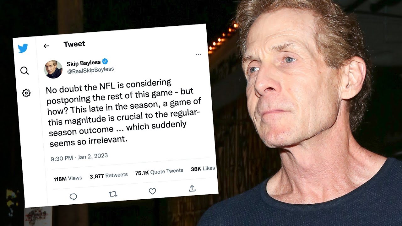 Athletes Call For Skip Bayless To Be Fired Over Damar Hamlin Tweet ...