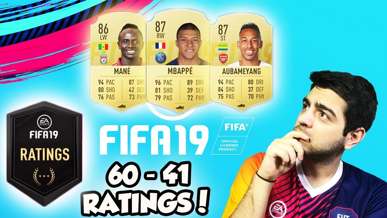 60 - 41 RATINGS! FIFA 19 - TOP 100 RATINGS! ΤΡΟΜΑΚΤΙΚΟΣ MBAPPE!!! - YouTube