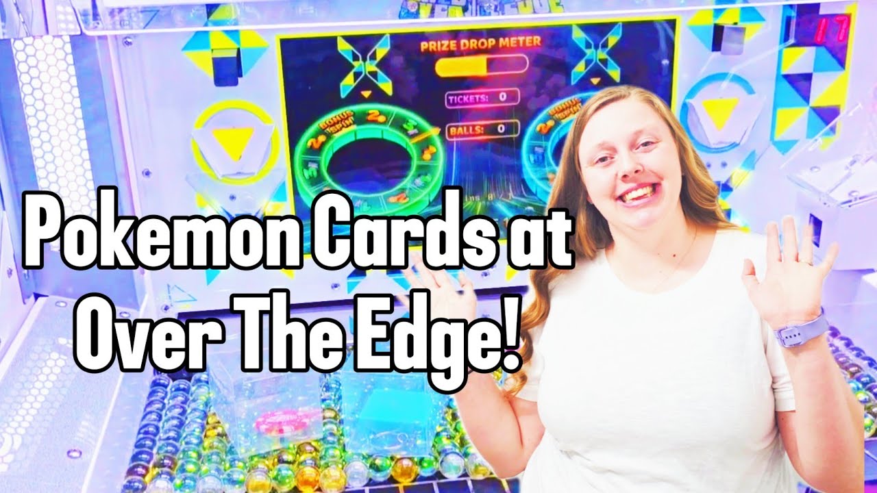 Can We Win Pokémon Cards from the Over The Edge Arcade Game?! - YouTube