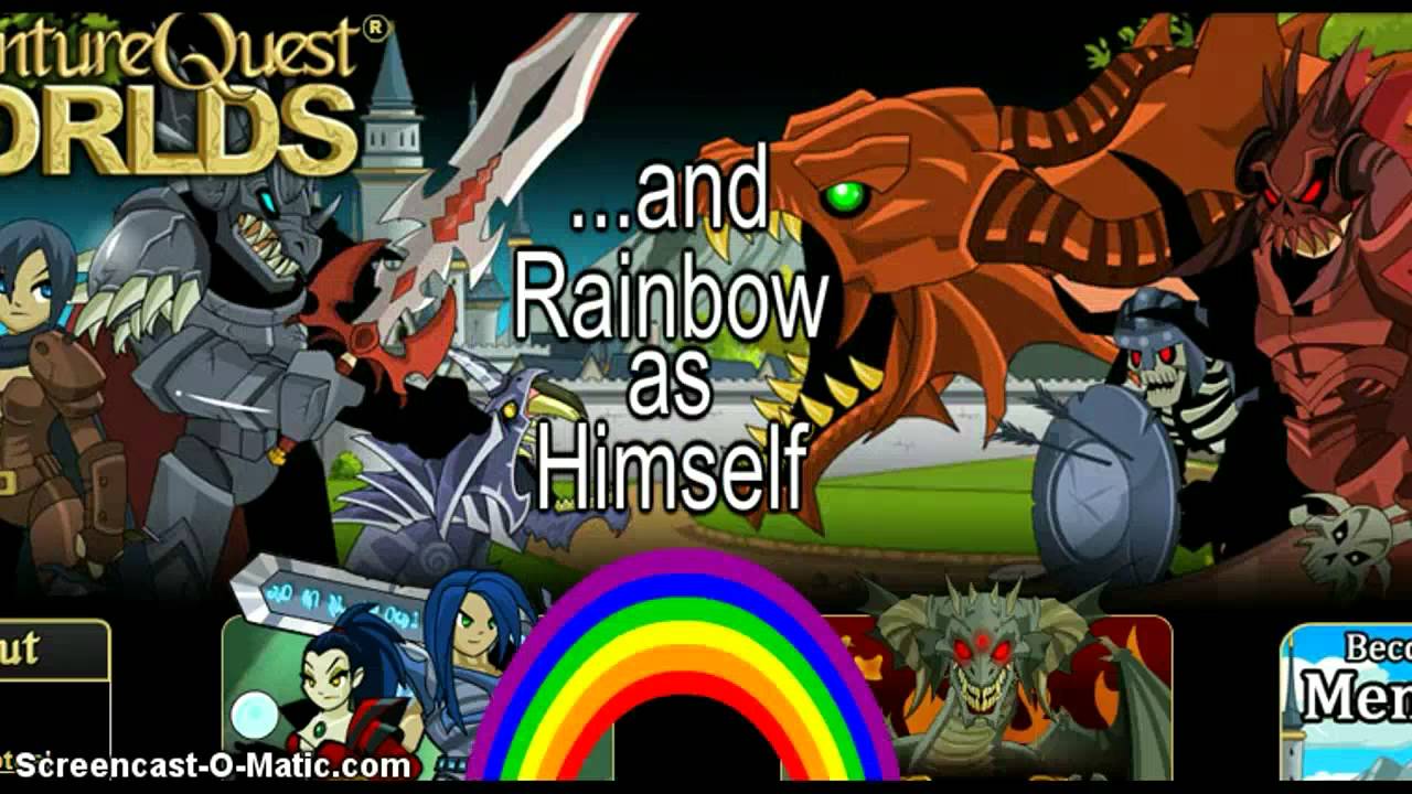 AQWorlds Homepage Cheat - YouTube
