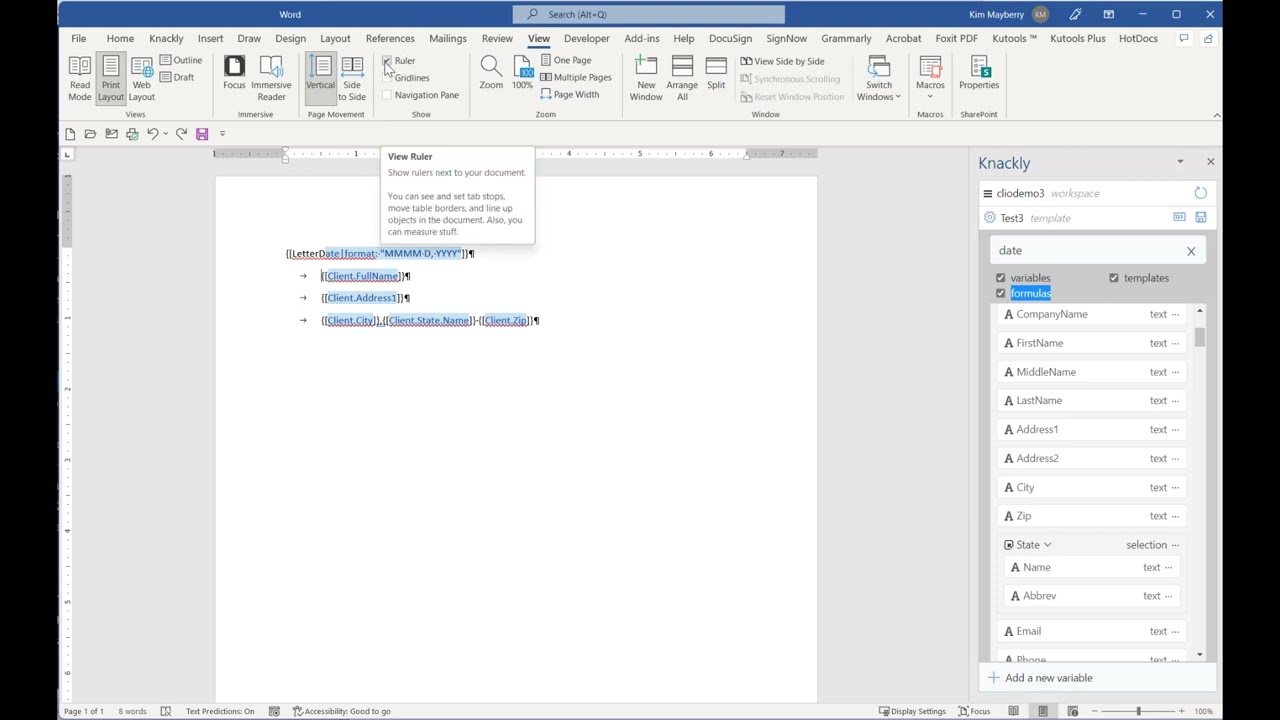 Knackly Training Indenting Variables In Microsoft Word Youtube