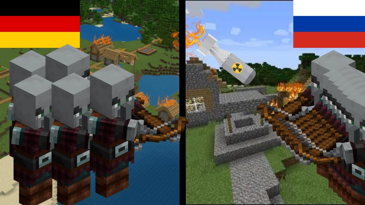 Countries Portrayed By Minecraft - YouTube