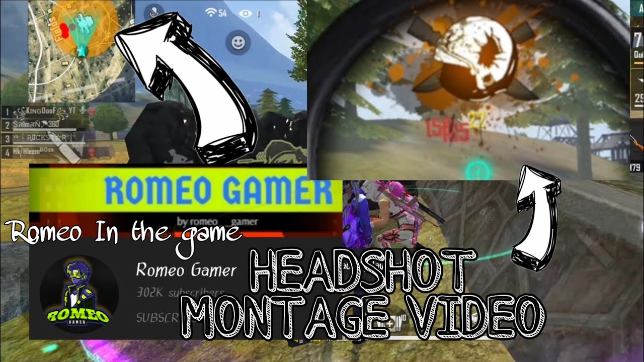 Romeo gamer in my game😟🥰🥰. GAMER ROCKSTAR|| KILLING MONTAGE|| GR ...