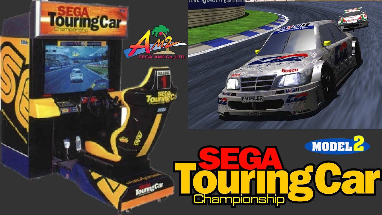 Sega Touring Car Championship DX (Arcade) - AMG Mercedes C-Class (1cc ...