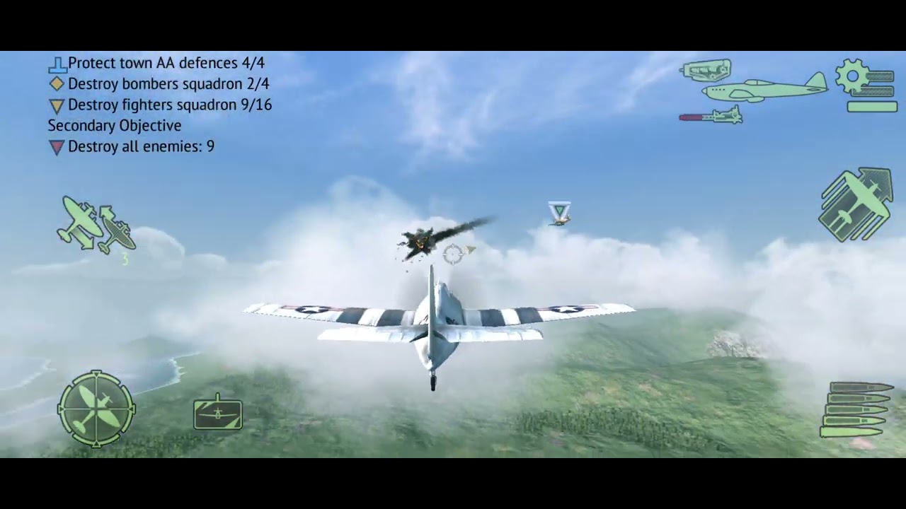 Dog Fighting WW II Defend Post - YouTube