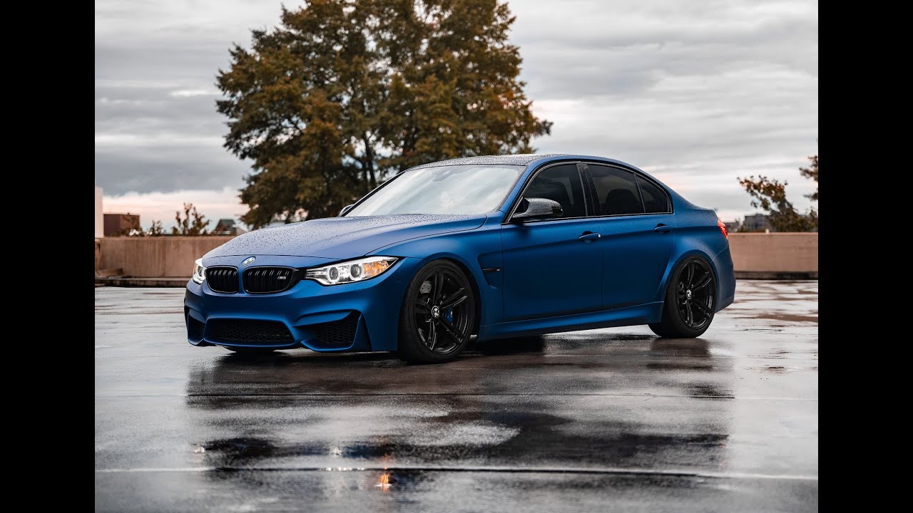 NEW WRAP! BMW M3 Hexis Matte Celestial Blue - YouTube